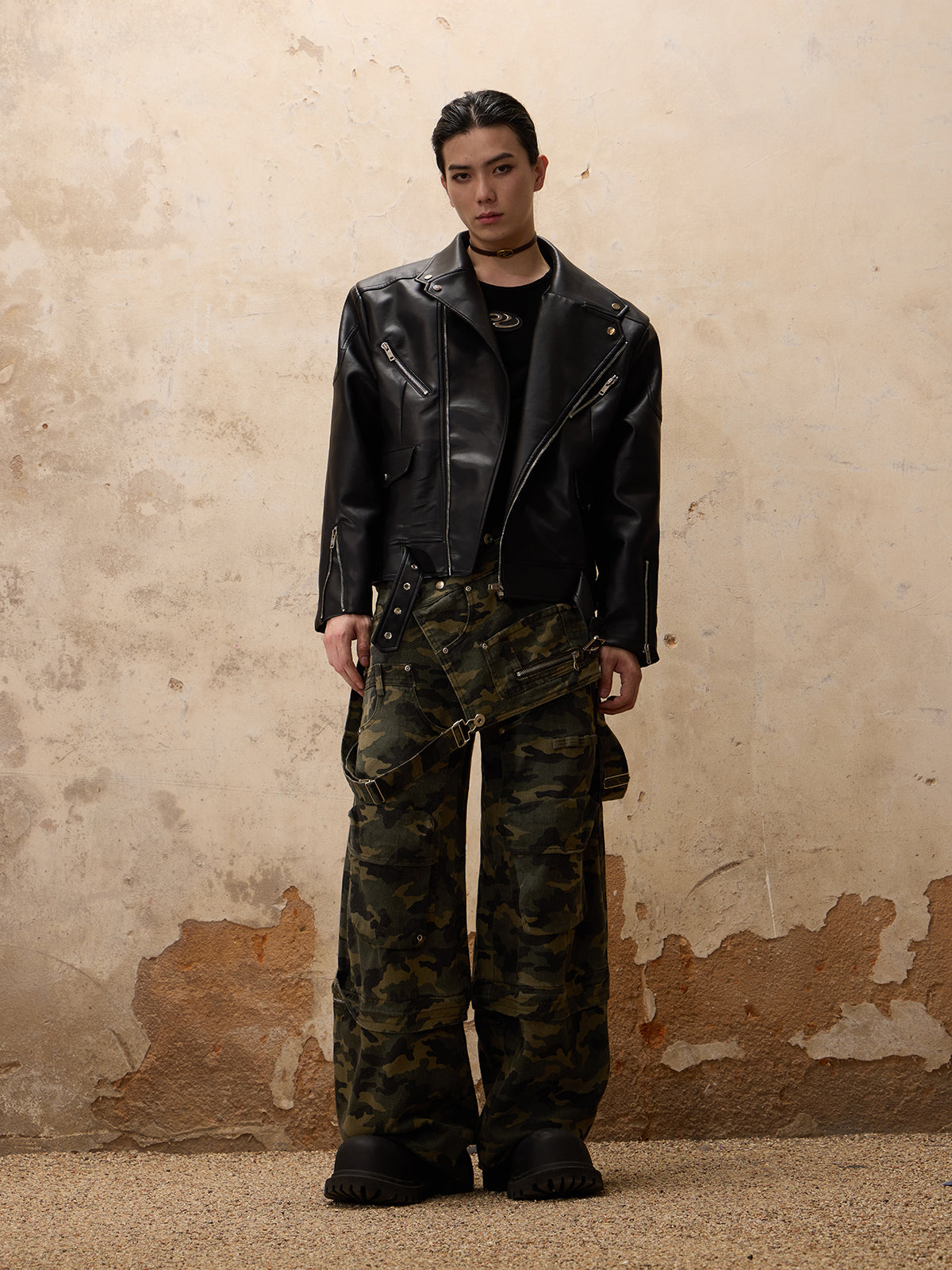 Personsoul Racing Faux-Leather Jacket – personsoul