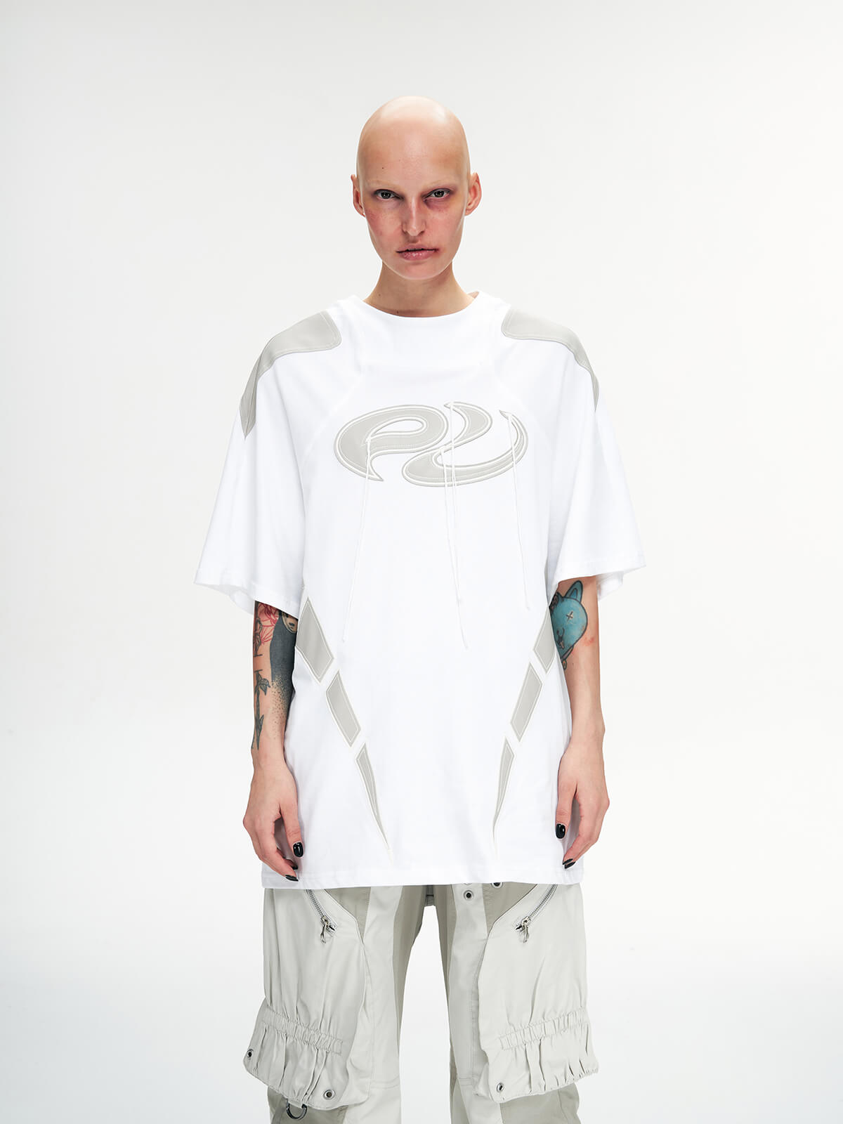 Personsoul Logo With Tassel Oversized T-Shirt - personsoul