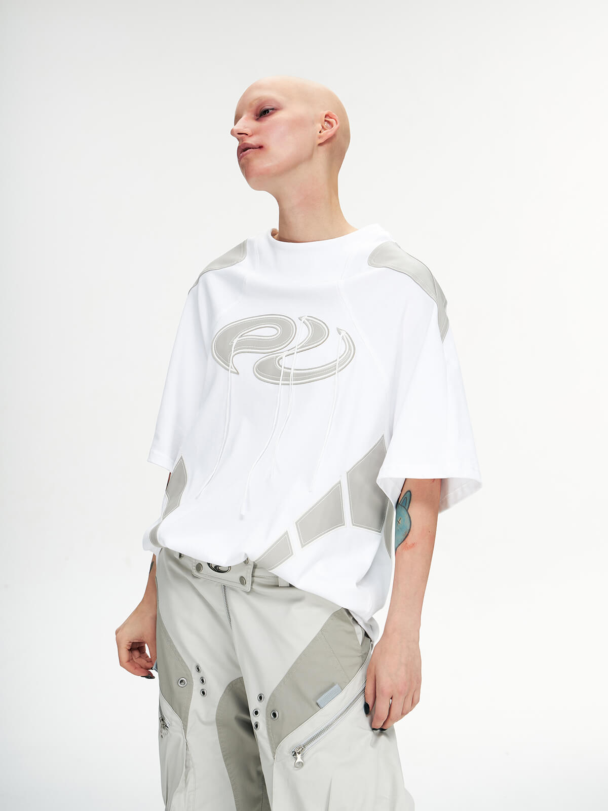 Personsoul Logo With Tassel Oversized T-Shirt - personsoul